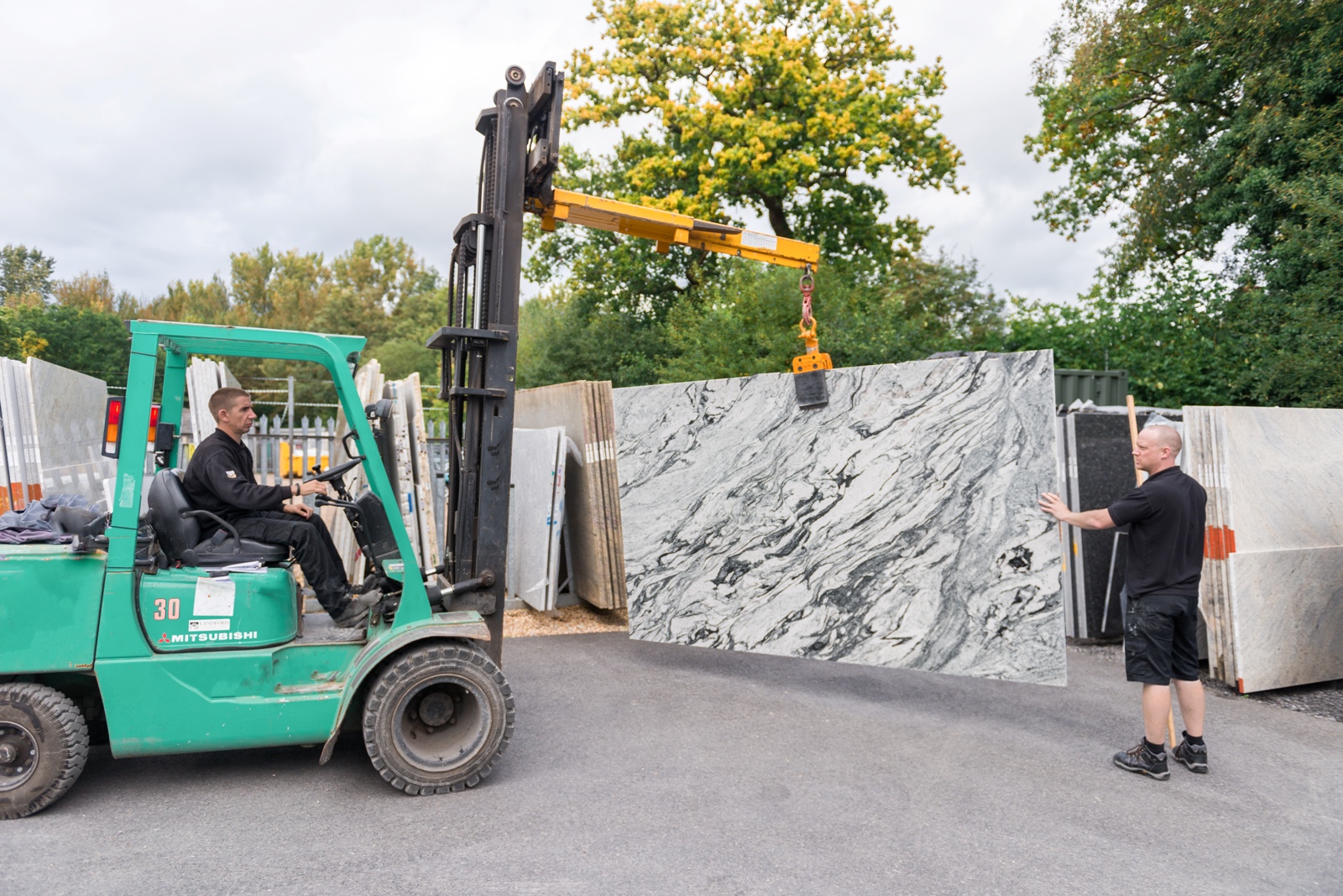 Forklift Attachments Used In Marble Industry-Huamai